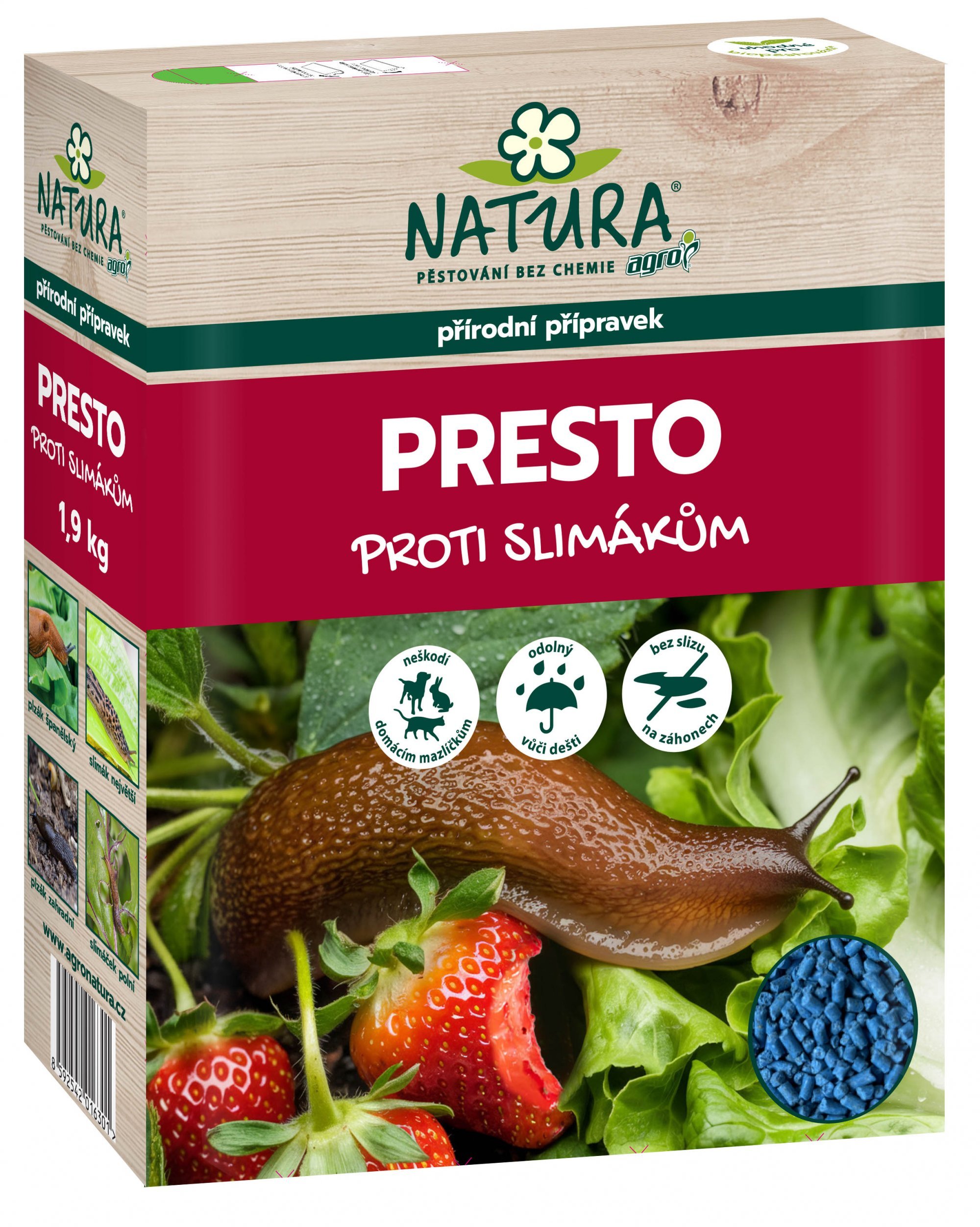 Přírodní přípravek na slimáky a plzáky Agro NATURA - pěstování bez ...